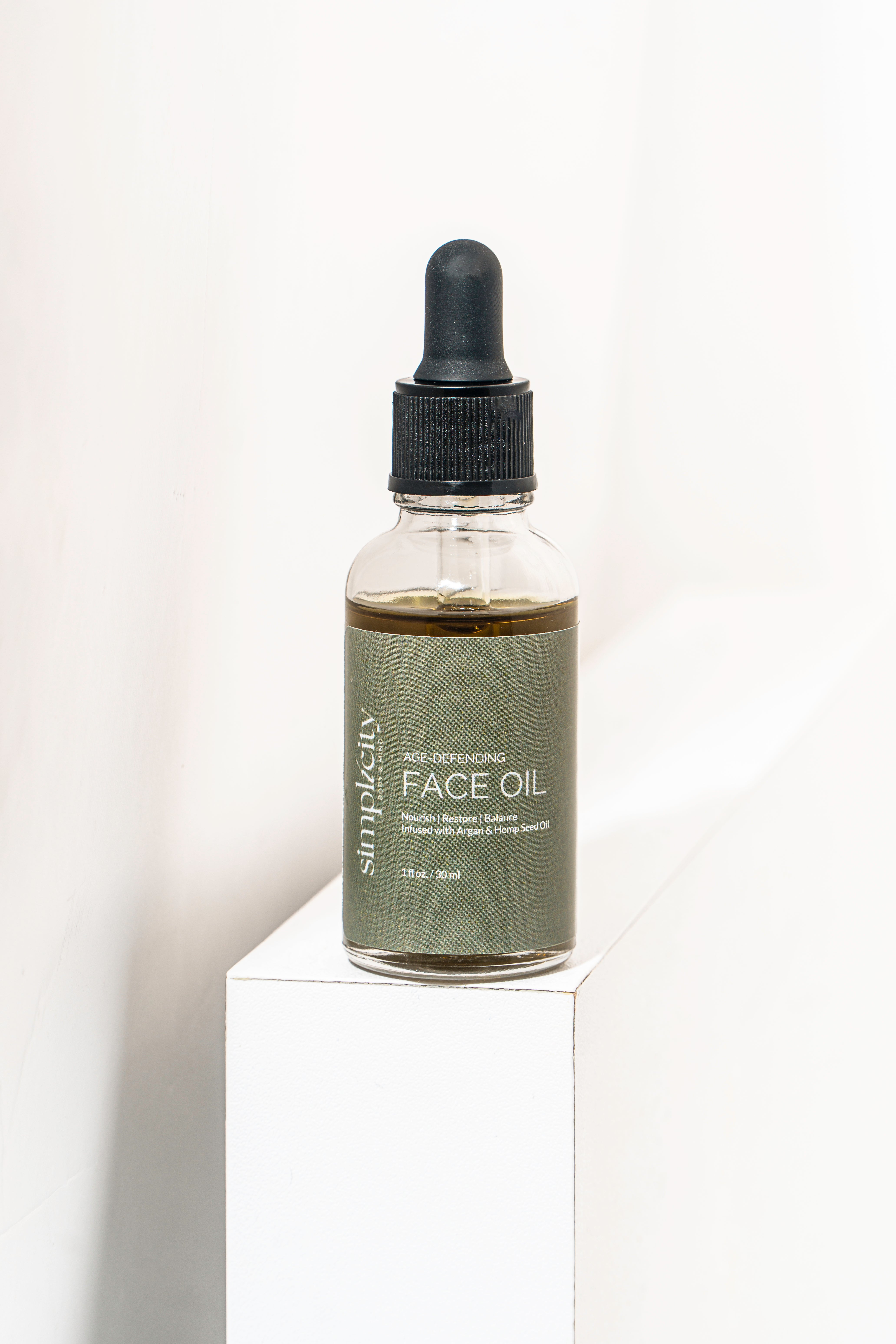 Natural Face Oils - Hydrating and Anti-Aging - Simplicity Body and Mind